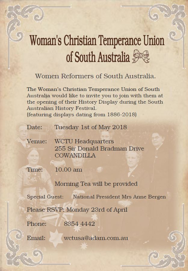 WCTU History Festival Event – The Muriel Matters Society