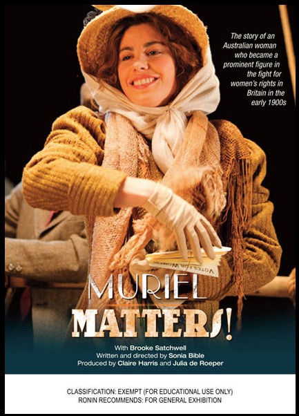 Written Resources – The Muriel Matters Society